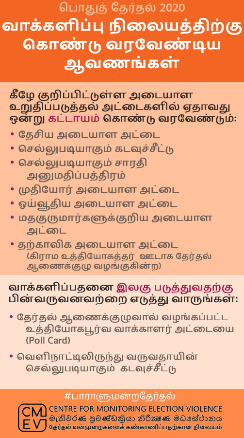 What to Bring to the Polling Station Infographics